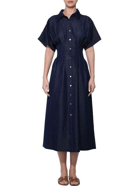 ADELYN RAE Adelyn Rae Audrey Denim Shirtdress
